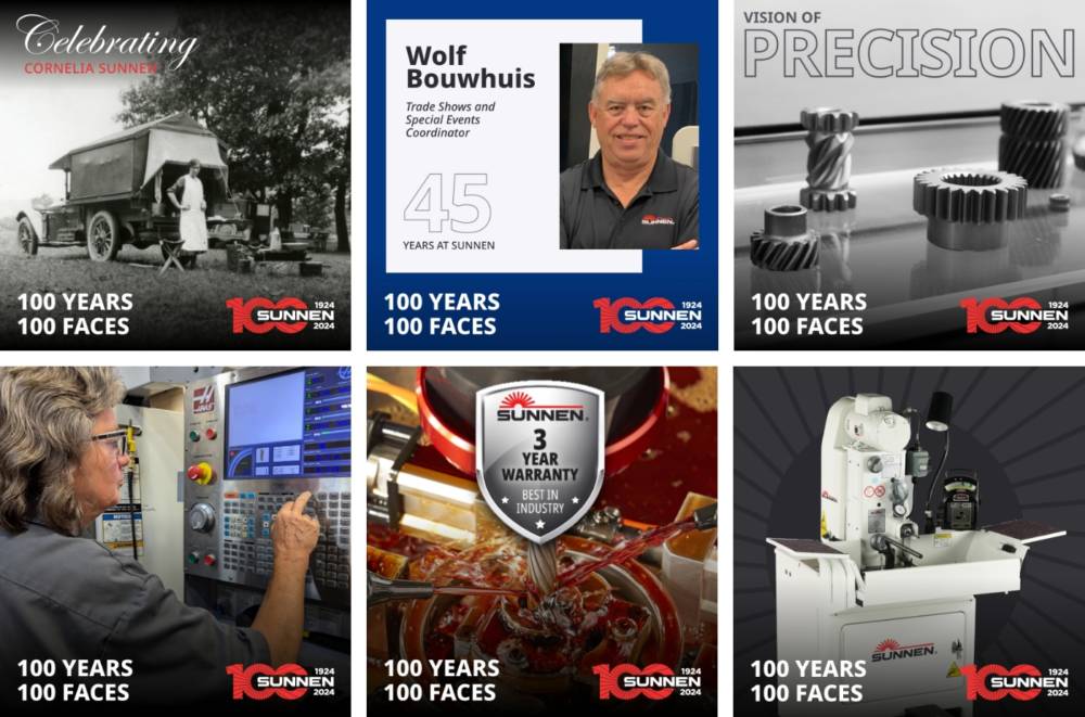 Brand Anniversary Campaigns: 100 Faces of Sunnen | Paradigm